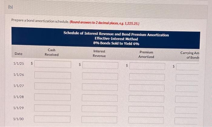 Solved On January 1,2025 , Concord Company purchased 8% | Chegg.com