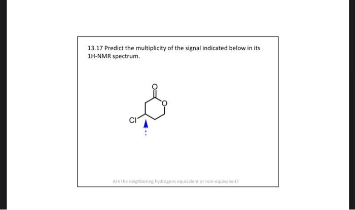 Solved Predict the multiplicity of the signal indicated | Chegg.com