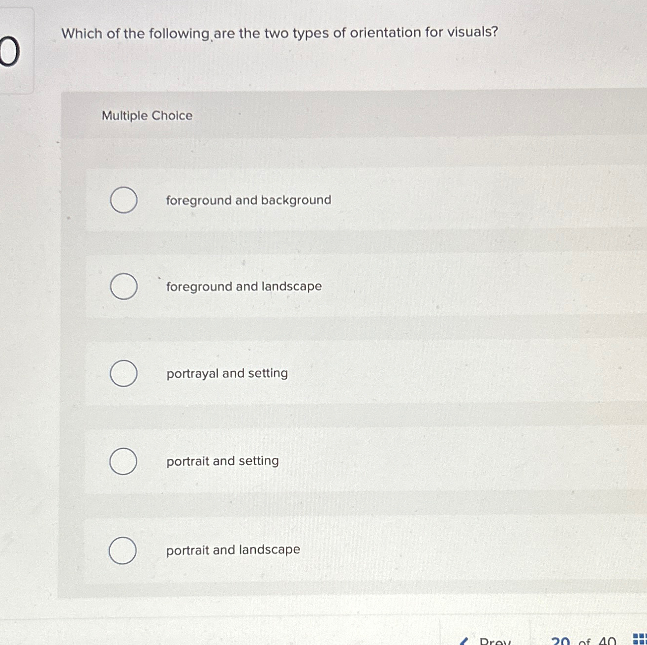 Solved Which of the following are the two types of | Chegg.com