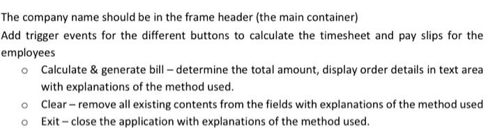 Solved The netbeans program must be used to create a | Chegg.com