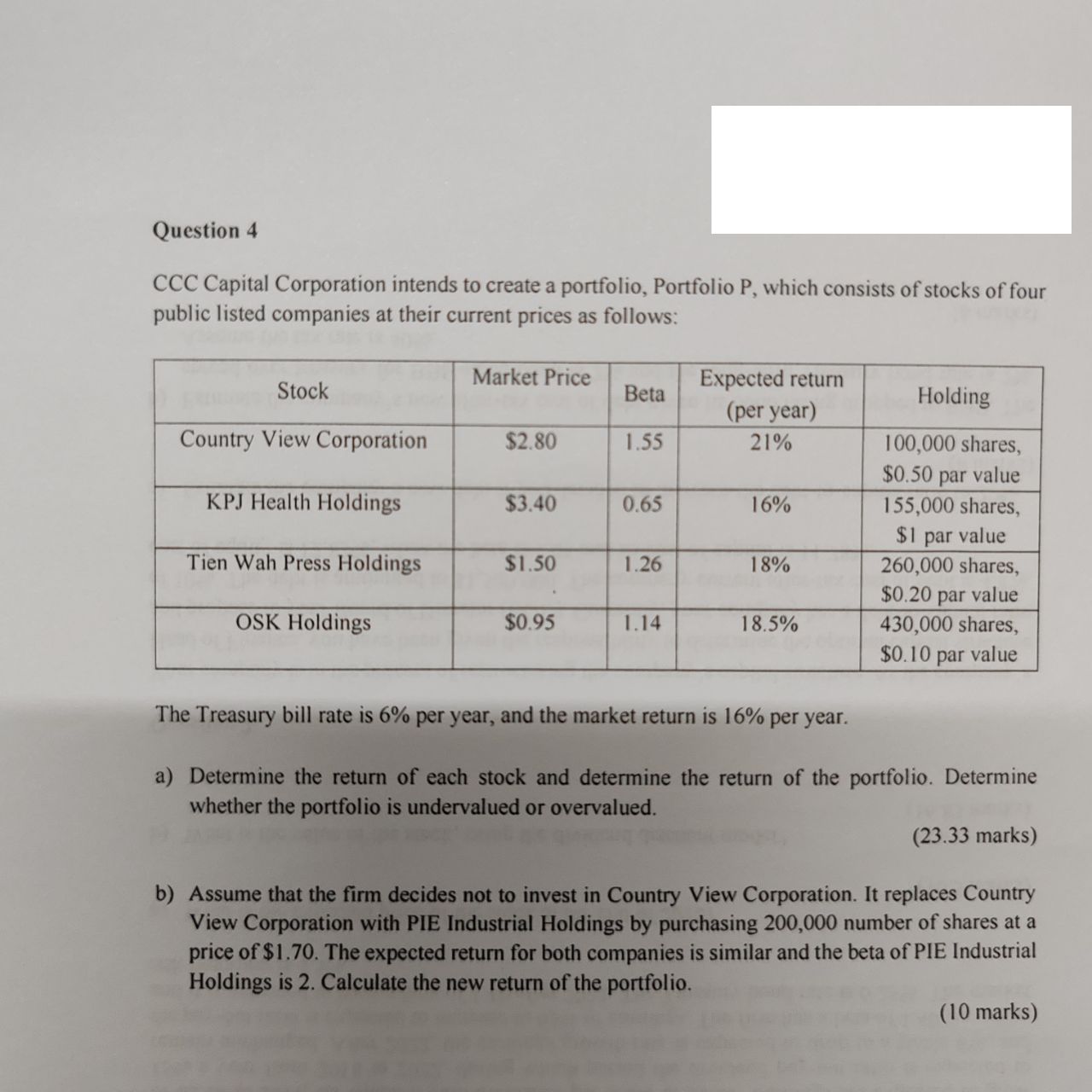 Solved FINANCE | Chegg.com