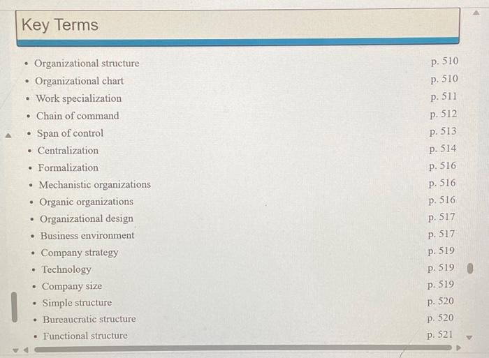 Solved Use chapter 15 terms to describe artifacts, values, | Chegg.com