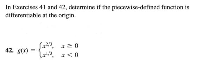 Solved In Exercises 41 and 42, determine if the | Chegg.com