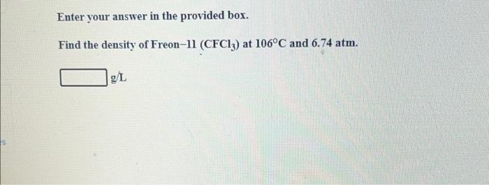 Solved Enter your answer in the provided box. Find the | Chegg.com