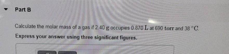 Solved Part B A gaseous mixture of O2 and N2 contains 36.8 % | Chegg.com