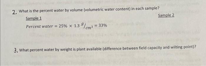 Solved Activity 1: Moisture Content Calculations Two days | Chegg.com