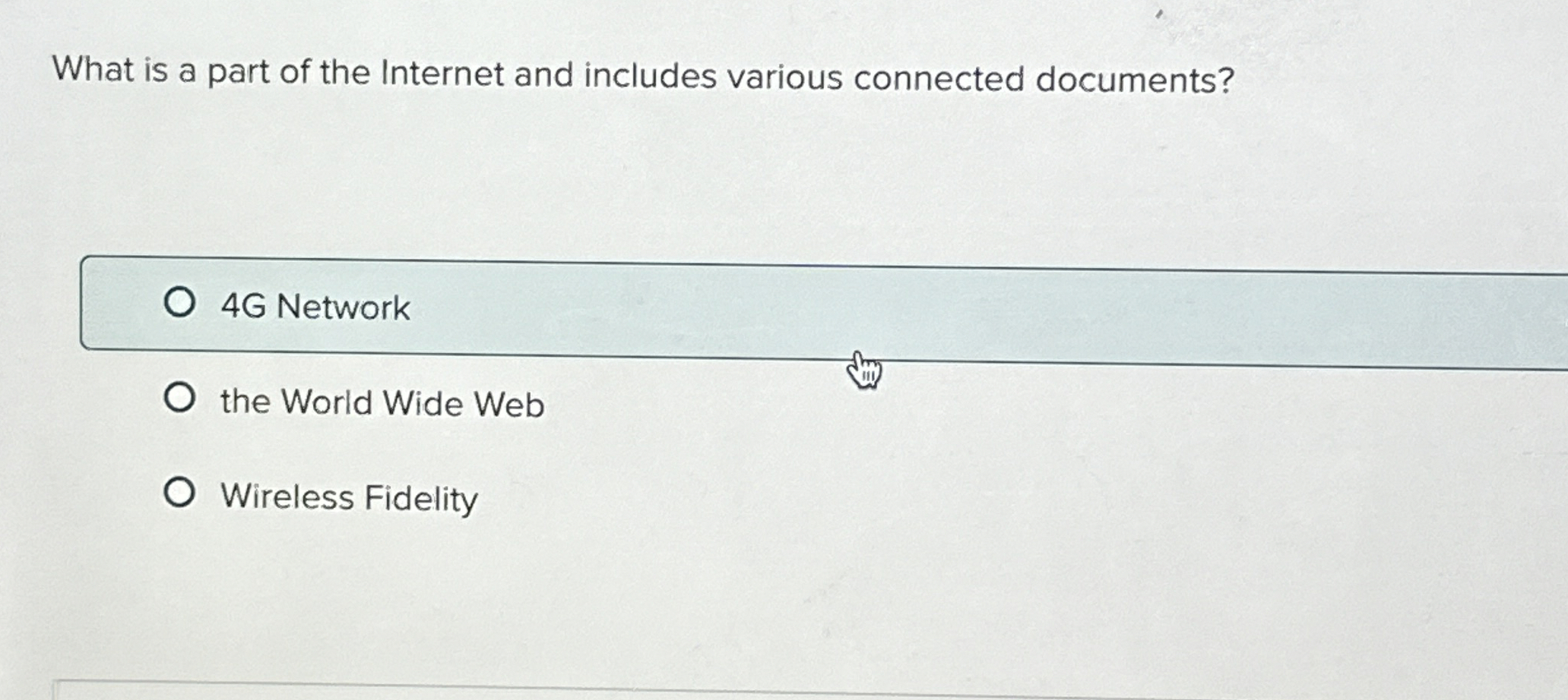 Solved What is a part of the Internet and includes various | Chegg.com