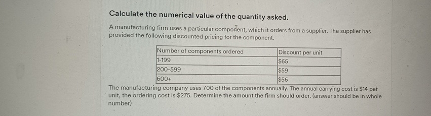 Solved Calculate the numerical value of the quantity asked.A | Chegg.com