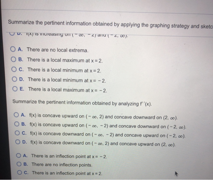 Solved Summarize the pertinent information obtained by | Chegg.com
