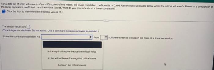 Solved \begin{tabular}{|c|c|} \hline Number of Pairs of Data | Chegg.com