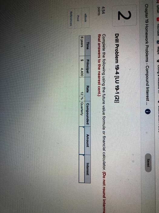 Solved Gmail PouTube Mas LI 0 Chapter 19 Homework Problems - | Chegg.com