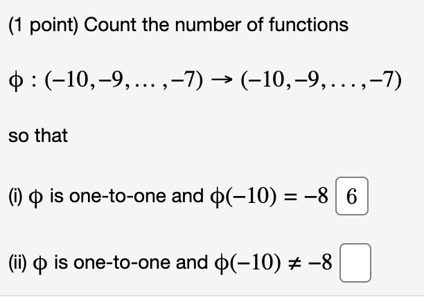 Solved Count the number of functions\phi | Chegg.com