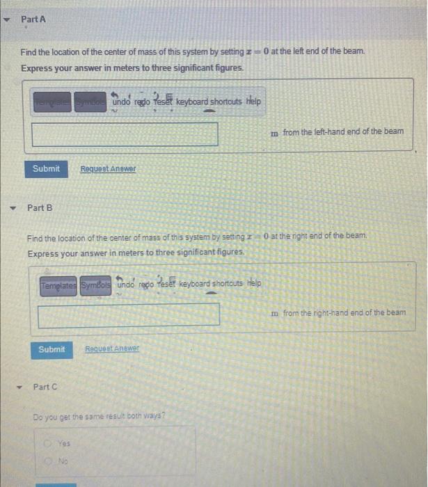 Solved Two small-sized objects are placed on a uniform 9.00 | Chegg.com