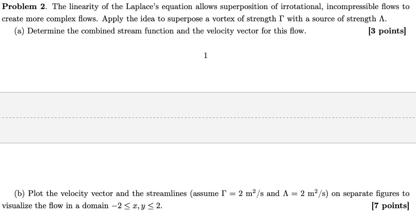 Problem 2. ﻿The linearity of ﻿the Laplace's equation | Chegg.com