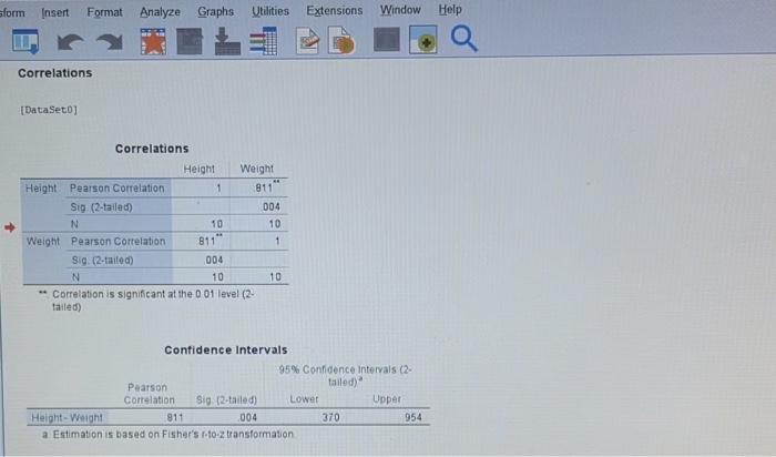 Solved sform Insert Format Analyze Graphs Utilities | Chegg.com