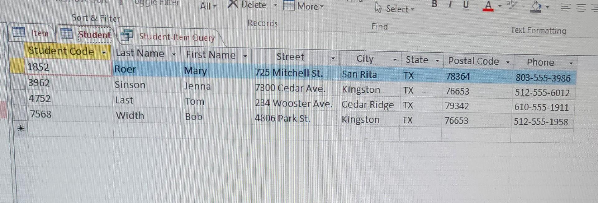 Solved 1: Querying the Craft Database Personal/Academic | Chegg.com