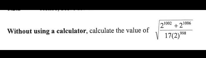 Solved Without using a calculator, calculate the value of | Chegg.com Solved Without using a calculator, calculate the value of | Chegg.com