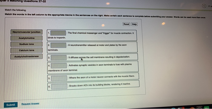 Solved per Matching Questions 1-5 Use the figure to match | Chegg.com