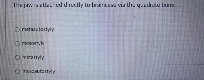 Solved Animal which have no membrane bones. apodans and | Chegg.com