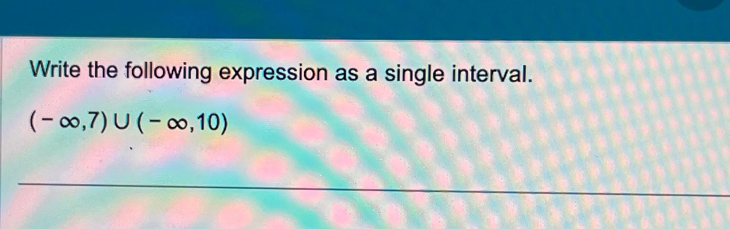 Solved Write the following expression as a single | Chegg.com