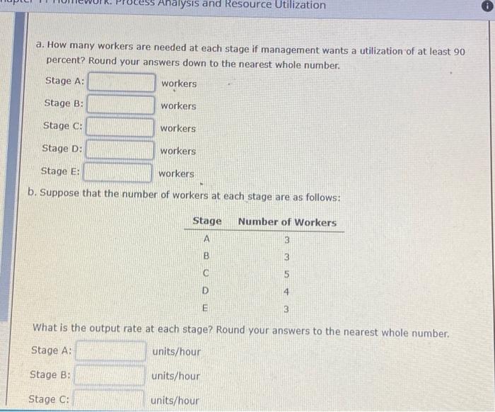 Solved The production process shown below consists of five | Chegg.com