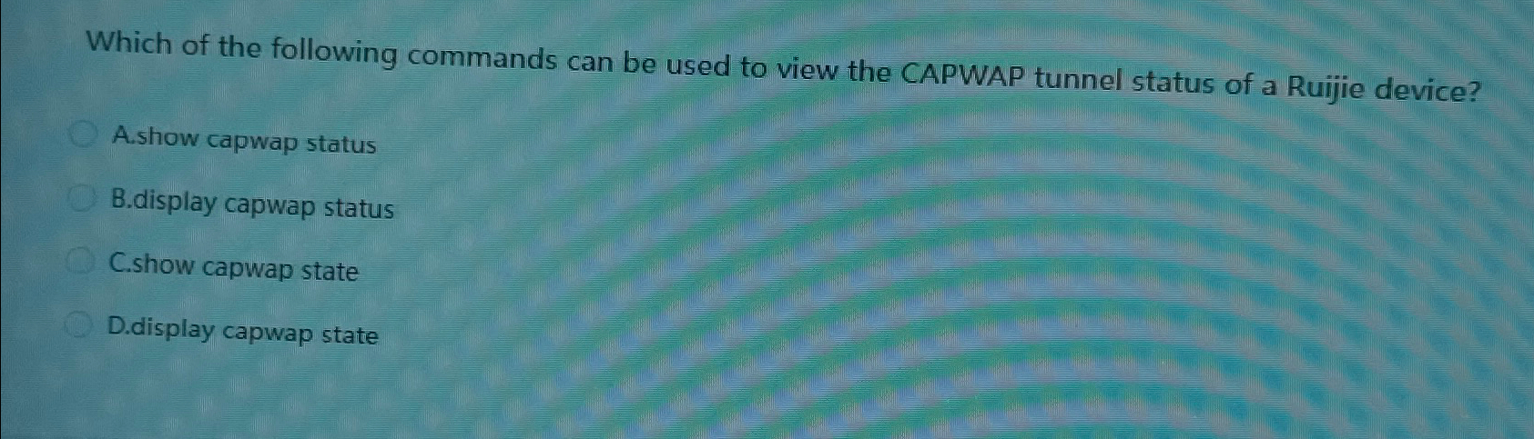 Solved Which of the following commands can be used to view | Chegg.com