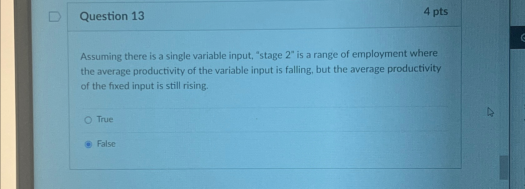 Solved Question 134ptsAssuming there is a single variable | Chegg.com