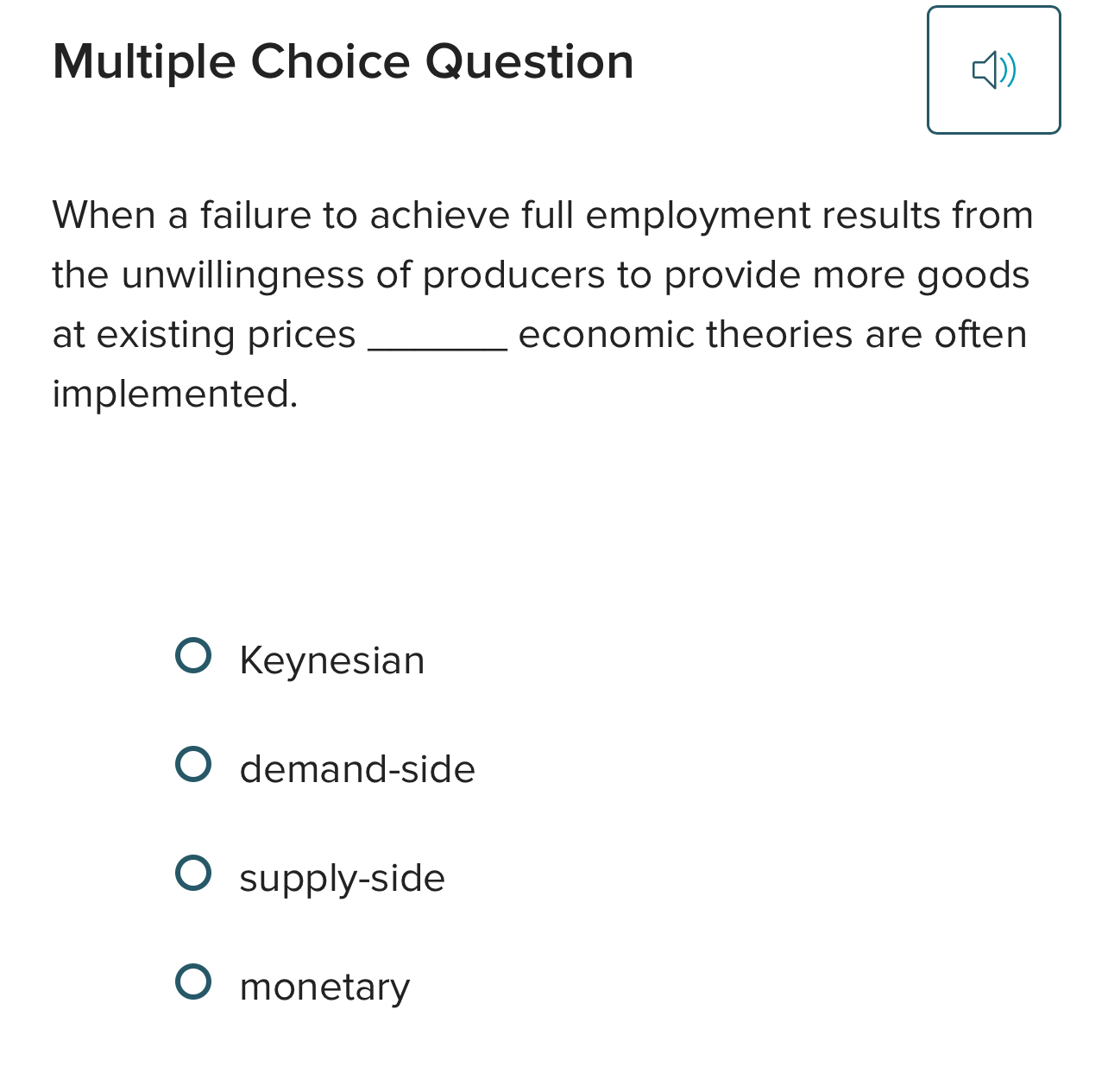 Solved Multiple Choice QuestionWhen a failure to achieve | Chegg.com