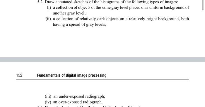 Solved 5.2 Draw annotated sketches of the histograms of the | Chegg.com