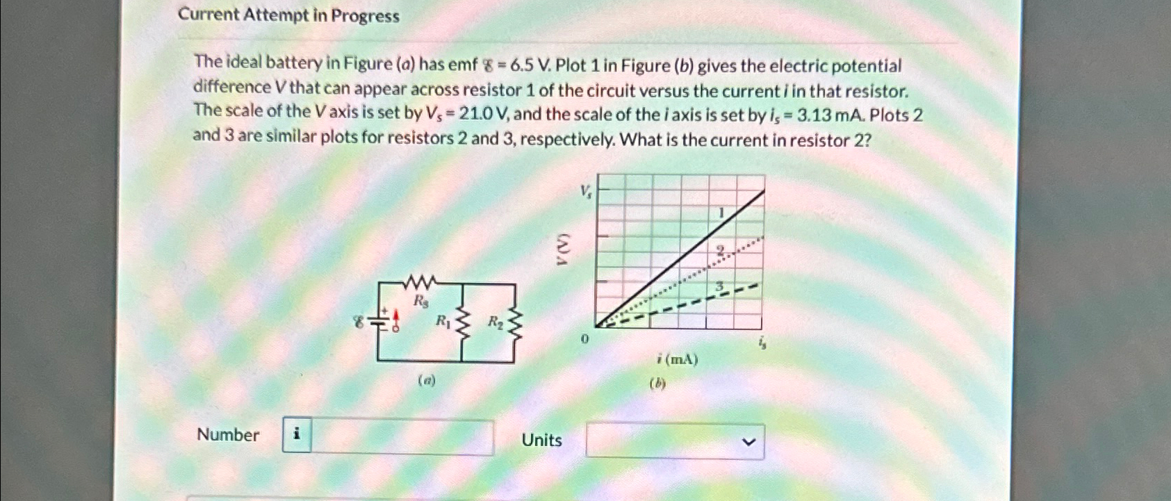 Solved Current Attempt in ProgressThe ideal battery in | Chegg.com
