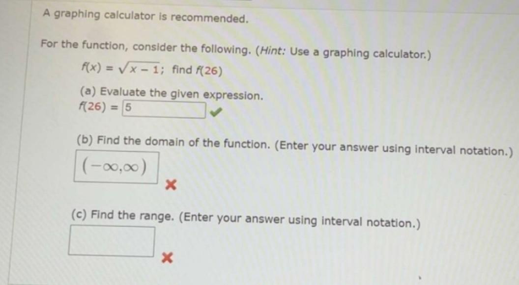 Solved A graphing calculator is recommended. the function, | Chegg.com