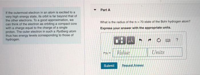 Solved If the outermost electron in an atom is excited to a | Chegg.com