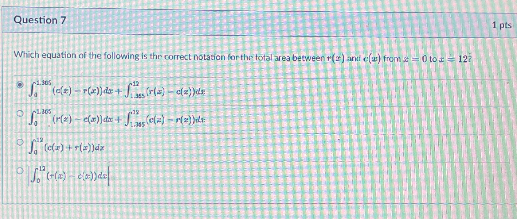 Solved Question 71 ﻿ptsWhich equation of the following is | Chegg.com