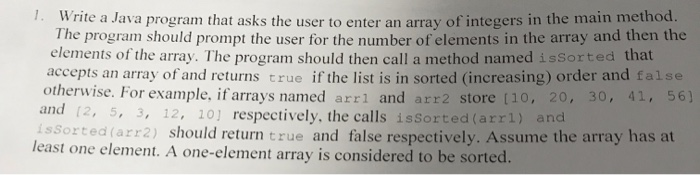 Solved write a Java program that asks the user to enter an | Chegg.com
