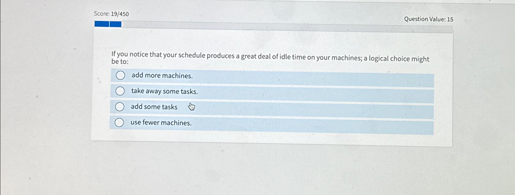 Solved Score: 19450Question Value: 15If you notice that your | Chegg.com Solved Score: 19450Question Value: 15If you notice that your | Chegg.com