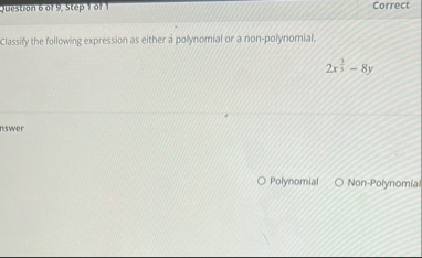Solved Question boly, steptyCorrectClassify the following | Chegg.com