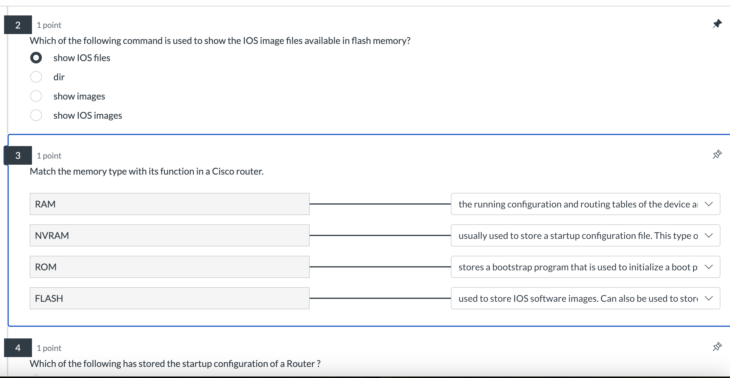 Solved Which of the following command is used to show the | Chegg.com