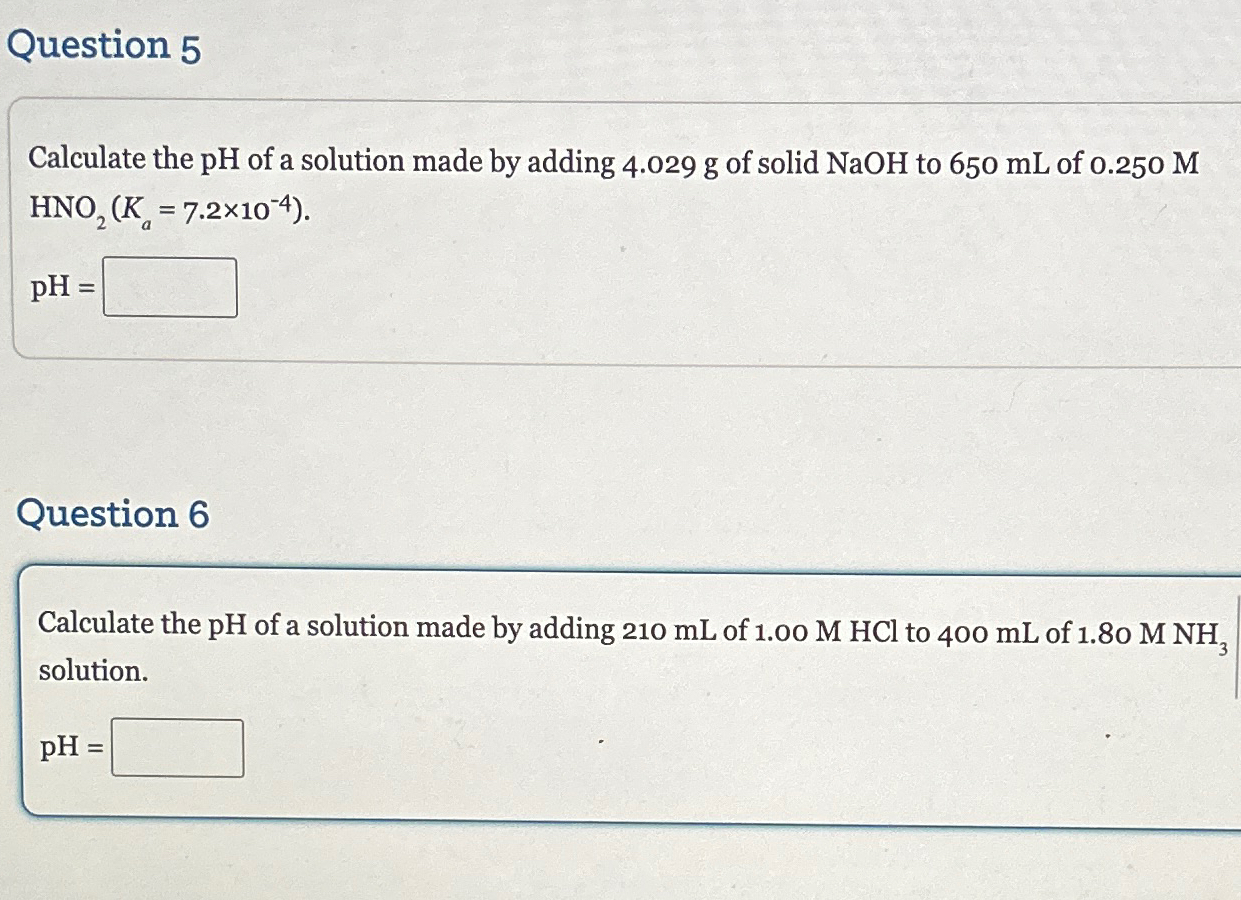 Solved PLEASEEEE I NEED HELP with Questions 5 ﻿& 6 | Chegg.com