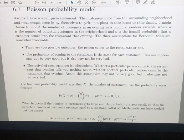 Solved Poisson For problems 2-7, customer calls to an order | Chegg.com