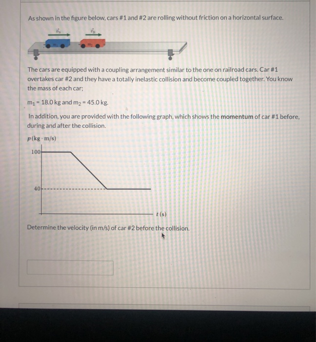 Solved As shown in the figure below, cars #1 and #2 are | Chegg.com
