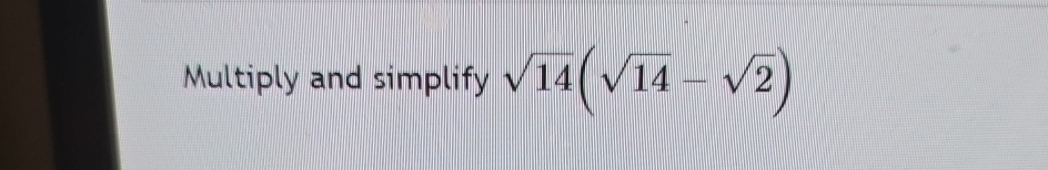 Solved Multiply and simplify 142(142-22) | Chegg.com