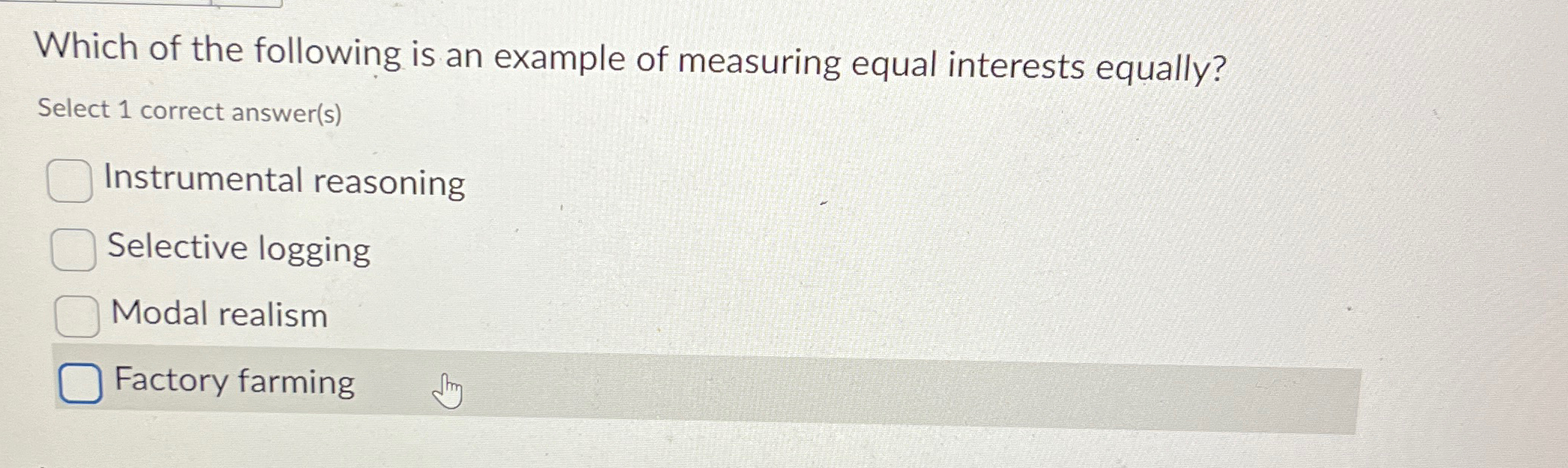 Solved Which of the following is an example of measuring | Chegg.com