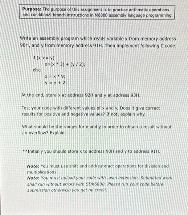Solved Purpose: The purpose of this assignment is to | Chegg.com
