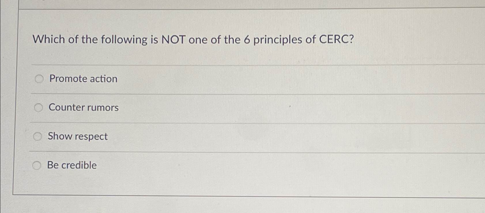 Solved Which of the following is NOT one of the 6 | Chegg.com