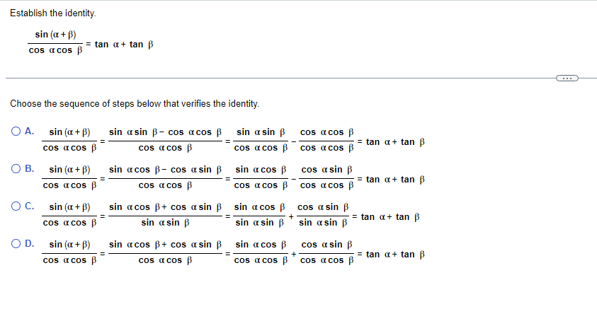 Solved Establish the | Chegg.com