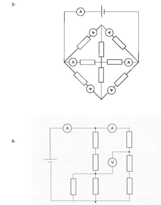 Find the ammeter and voltmeter reading in each of the | Chegg.com