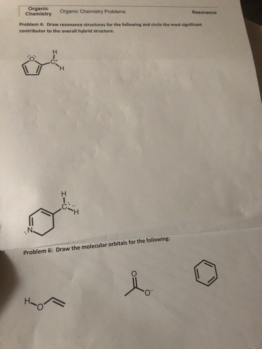 Solved Organic Chemistry Organic Chemistry Problems | Chegg.com