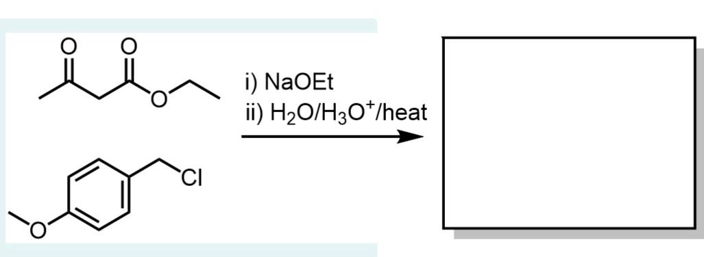 Solved i) NaOEt ii) H2O/H3O+/heat | Chegg.com