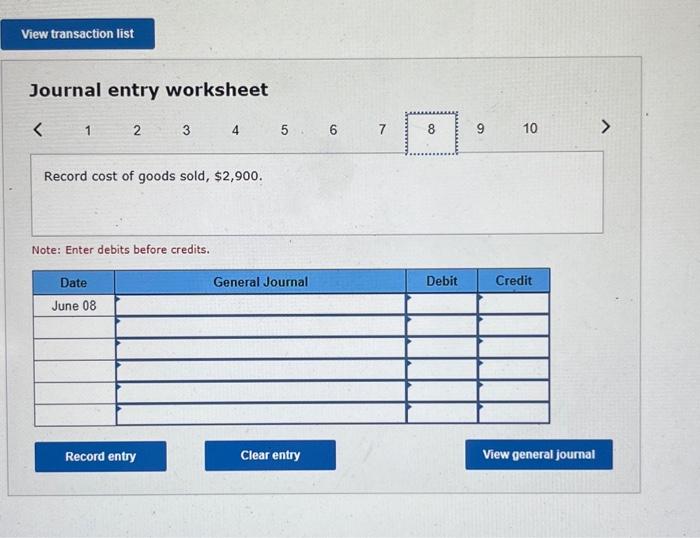 Solved Journal entry worksheet Sold $2,000 of merchandise on | Chegg.com
