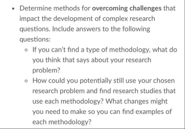 Solved Determine methods for overcoming challenges that | Chegg.com